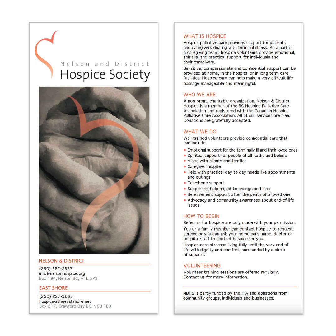 Promote Hospice | Nelson & District Hospice Society | Nelson BC